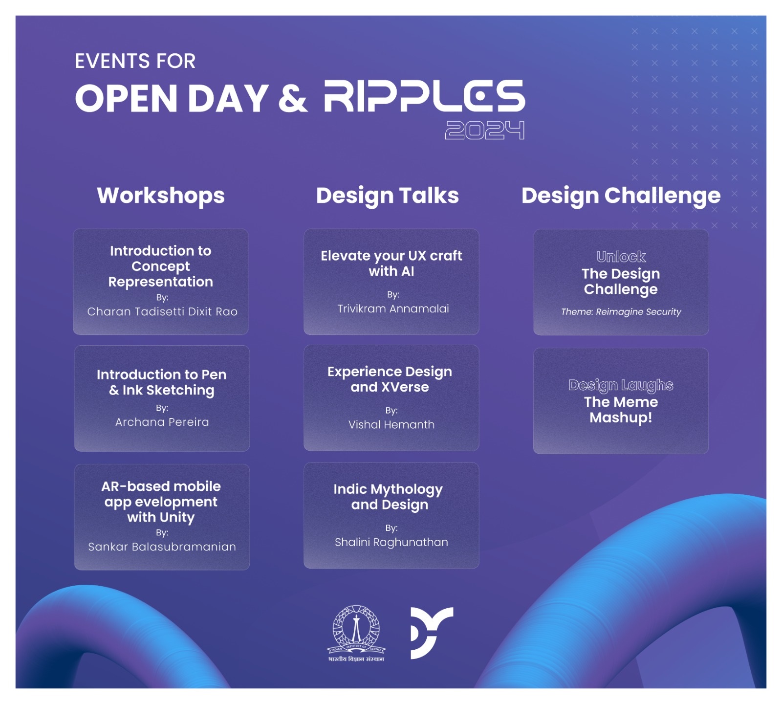 Ripples 2024 – Annual Design&Degree Show – Design & Manufacturing