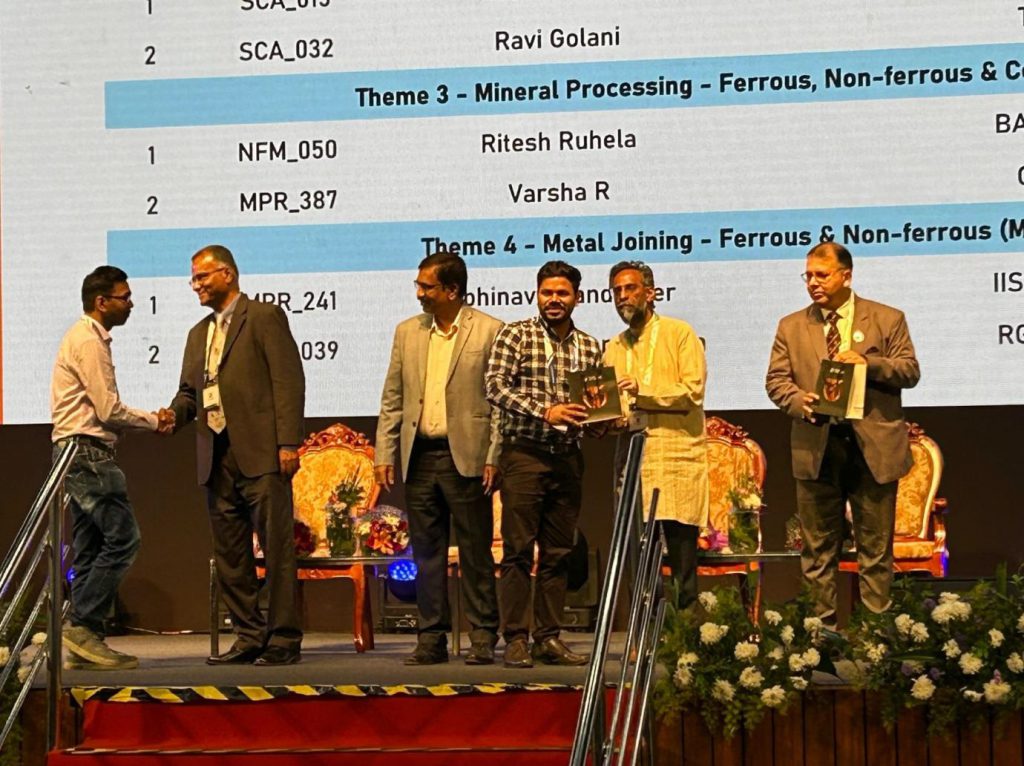 Best Poster Award at Indian Institute of Metals 2024 – Design ...